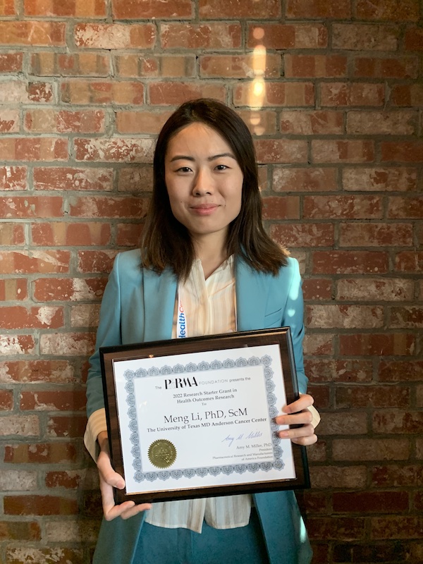 Meng Li, ScM, PhD — PhRMA Foundation